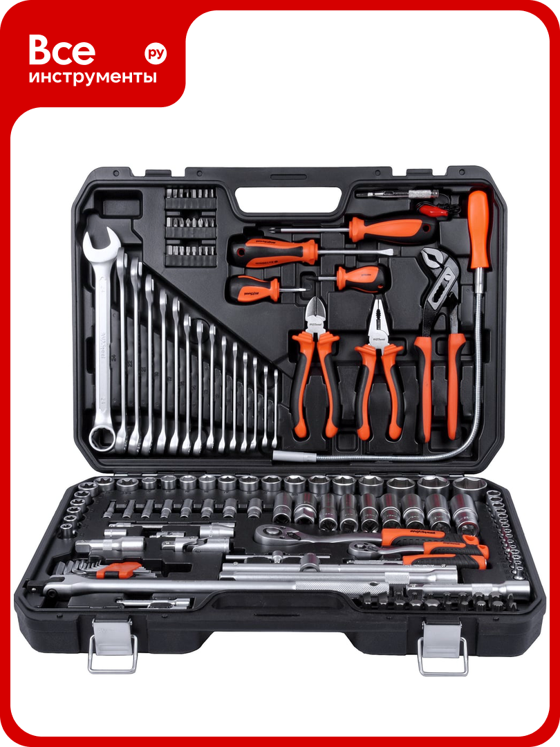 Профессиональный набор инструментов 147 предметов AV Steel AV-011147, предметов)Полный