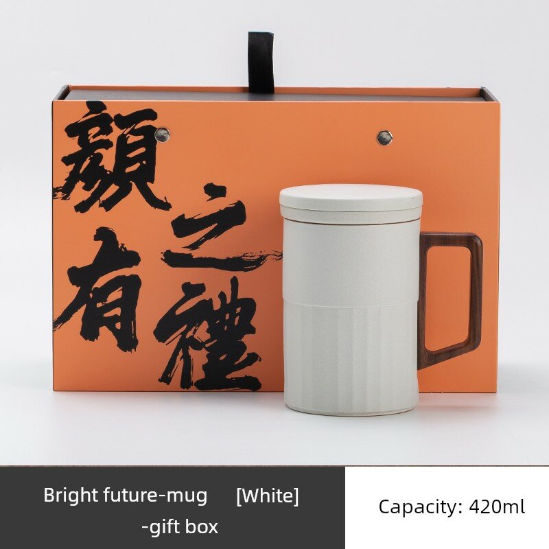 Яркая керамическая кружка будущего, чайная чашка с крышкой, креативная дорожная кружка, креативная чашка для воды,