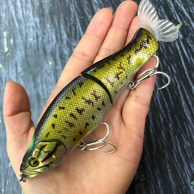 Balam 135 мм шарнирный воблер Swimbait, цвет D