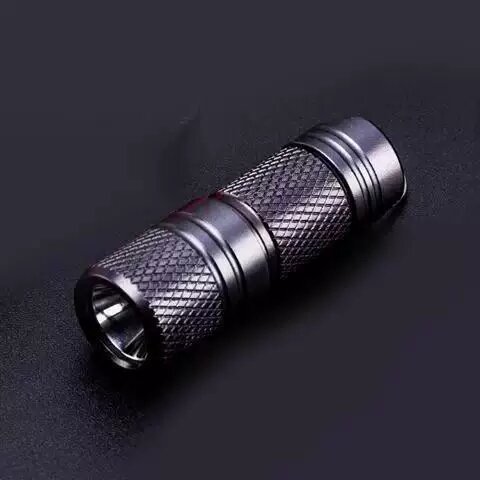 Брелок-фонарик SHUOLIDE, USB-зарядка, алюминиевый сплав, серый
