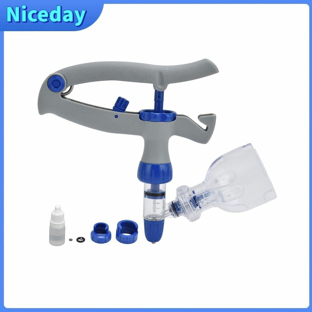 Инжектор 5 мл, регулируемый шприц для КРС, овец, свиней, животноводство