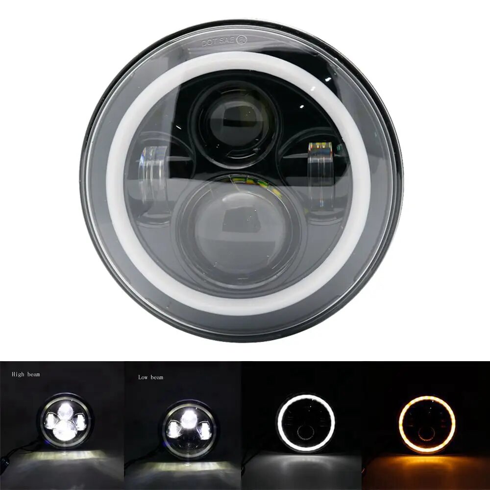 Фары диодные основной головной свет Нива Уаз Буханка Урал 1PC Headlights