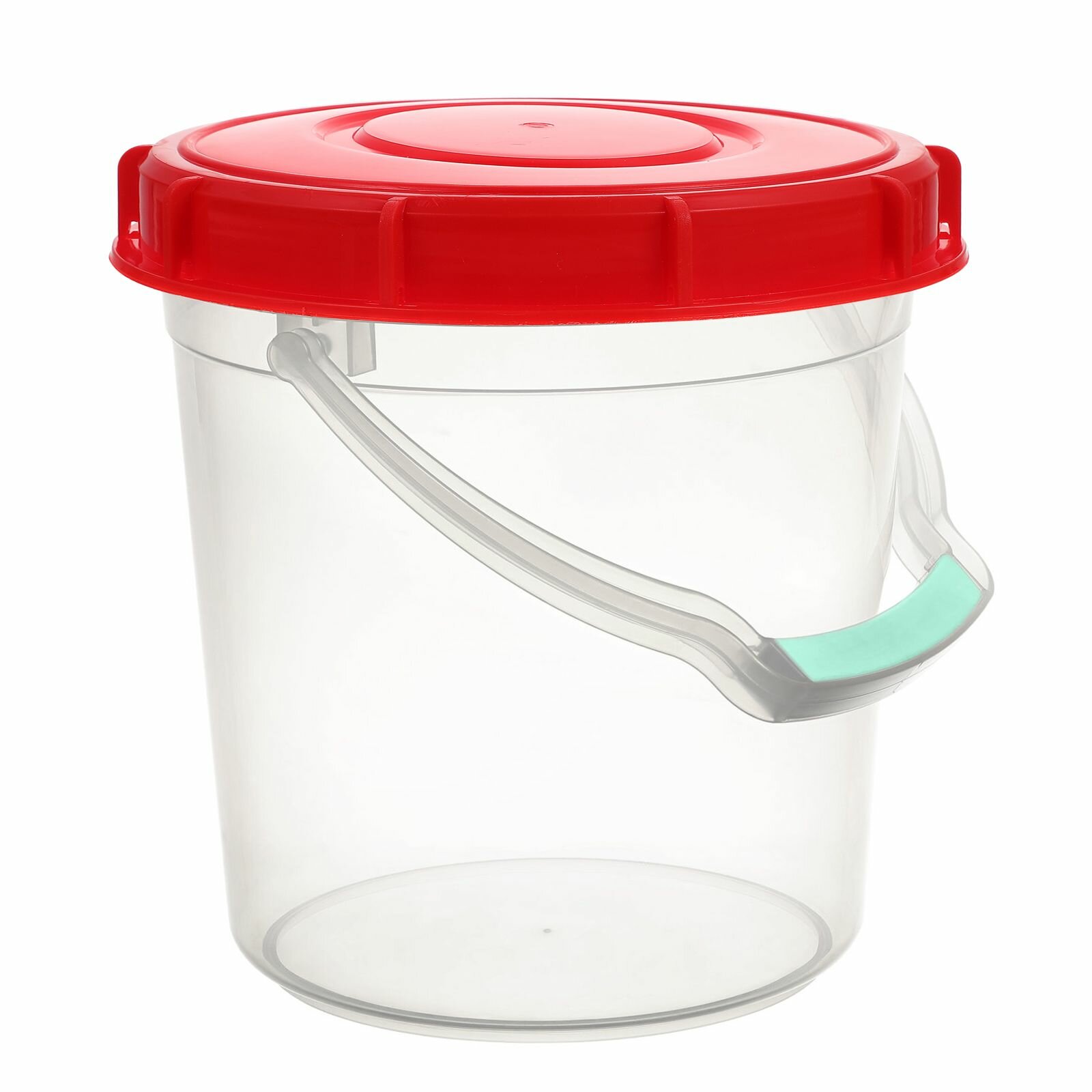 Красная пластиковая герметичная крышка для ведра, износостойкая, удобная для пломбирования