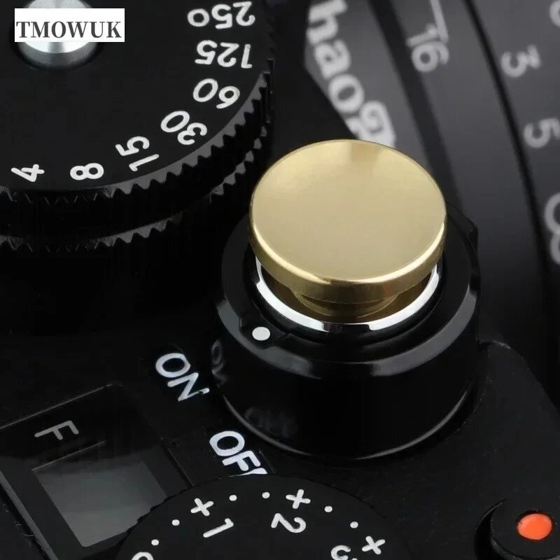 Кнопка затвора металлическая золотая Fujifilm X100S X100F