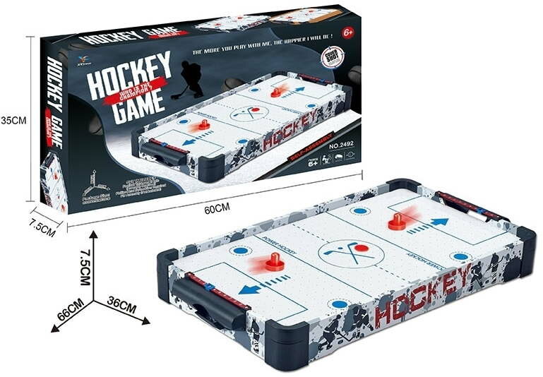 Игра Аэрохоккей 66х36х7,5 см 2492 с 6 лет