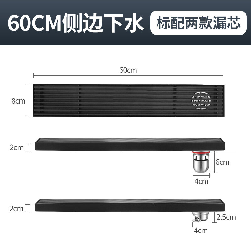 304 Нержавеющая сталь с медным сердечником, напольный слив для ванной, большой слив, антизапах, напольный слив для кухни, напольный слив для стиральной машины