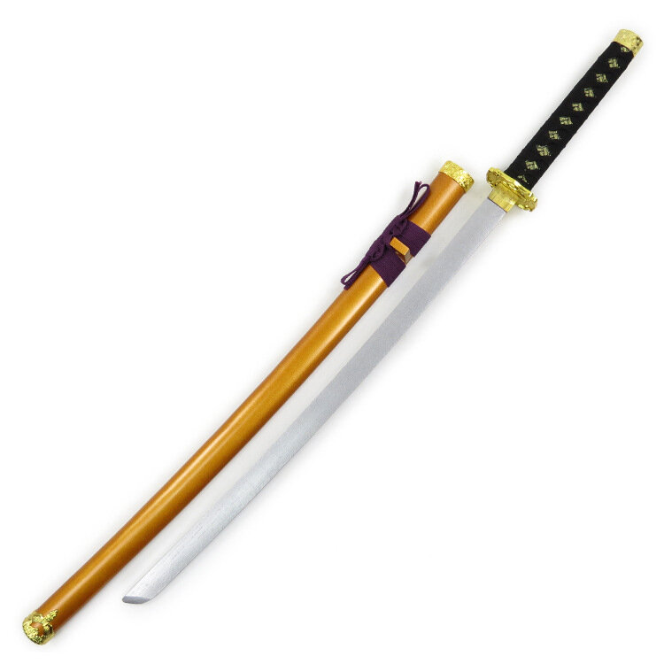 Большой деревянный самурайский меч, японский меч, восточный меч, деревянный меч, бамбуковый меч, игрушка для детей, выступление для взрослых