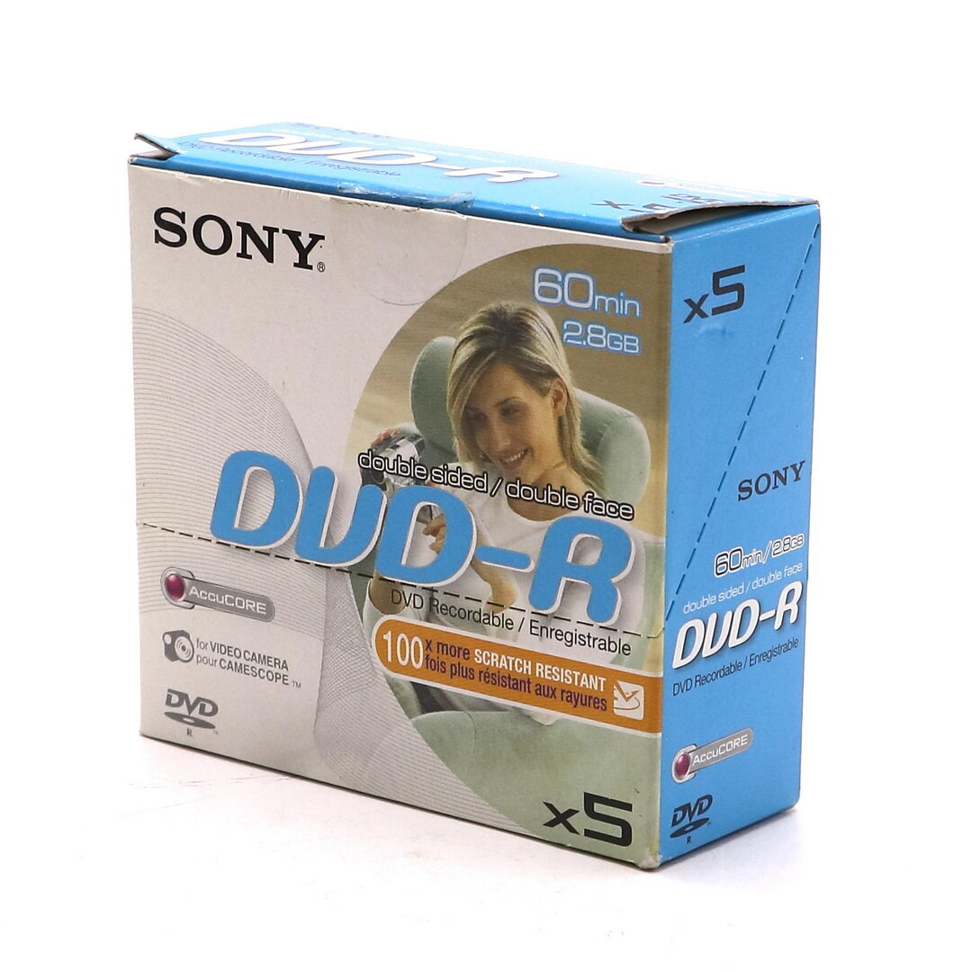Диск для записи Sony DVD-R х5 2.8 GB 60min