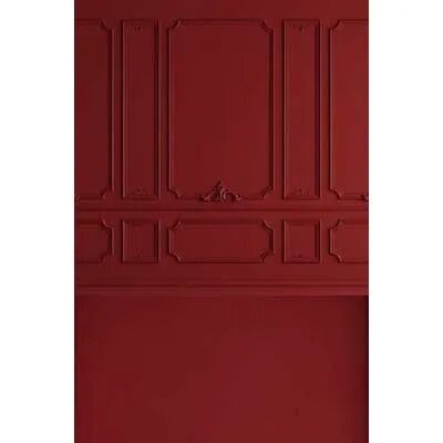 Фон для фотосъемки красный винтажный западный стиль гостиной стены новогоднее украшение Рождество день рождения фон фотозона фотобудка