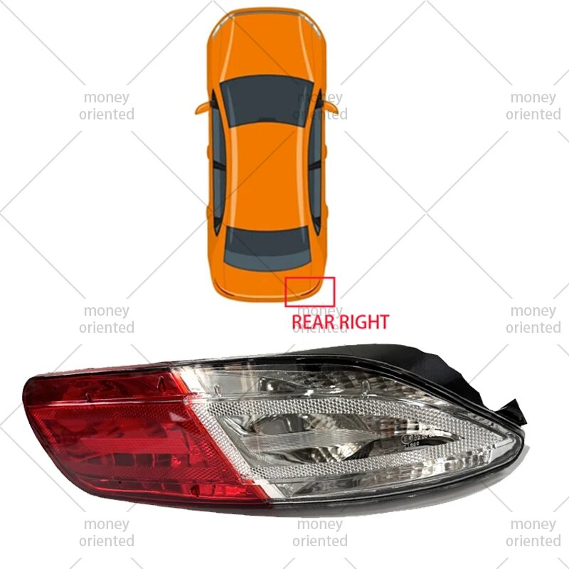 (Без цоколя) Задний бампер автомобиля Противотуманная фара для Chevrolet TrailBlazer Colorado S10 2013 2014 2015 2016 2023, задний отражатель тормоза RIGHT REAR