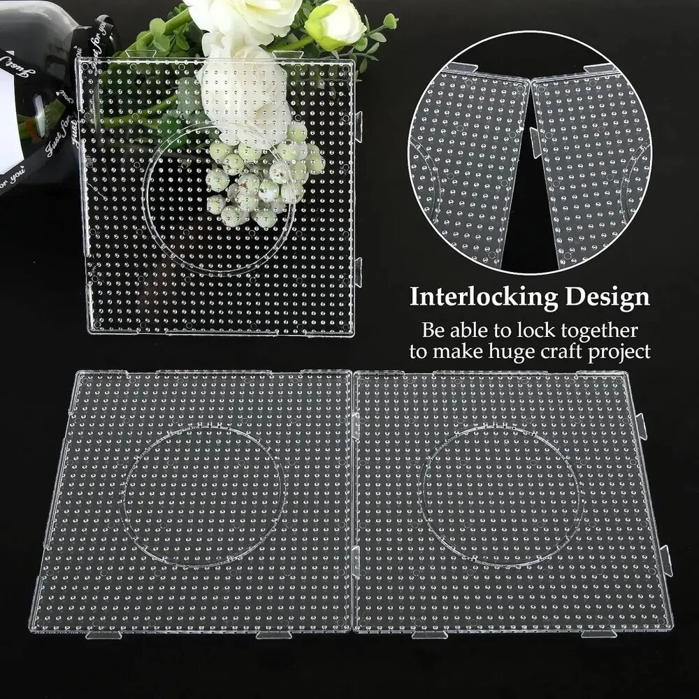 Набор основ для термомозаики 5.0 мм - Для создания уникальных шедевров! 14.5*14.5mm