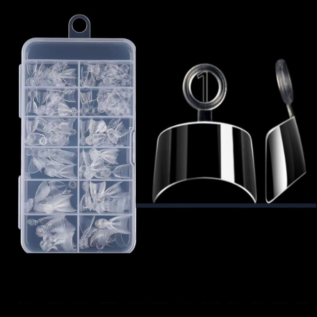 Короткие Накладные Ногти Полуадгезивные, Не Нуждаются В Шлифовке Типсы Для Наращивания Ногтей Набор Для Наращивания Ногтей