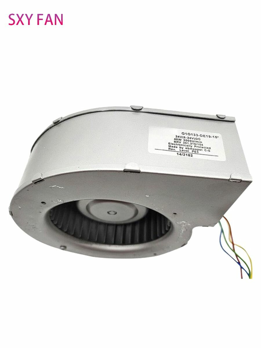 Новый стандартная модель G1G133-DE19-15 В наличии 24 В 45 Вт Турбина Центробежный самодельный вентилятор для очистки воздуха Bonfire