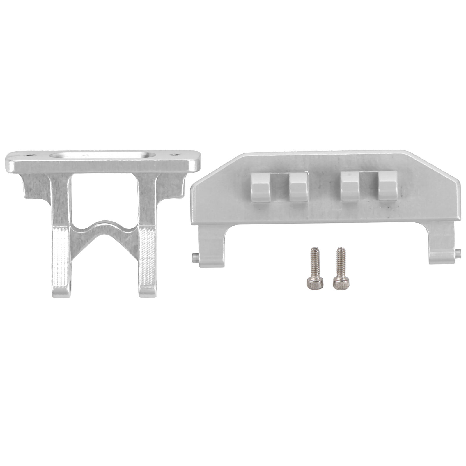 Крепление для крепления задней части корпуса из алюминиевого сплава для осевого SCX24 90081 1/24 RC CarSilver