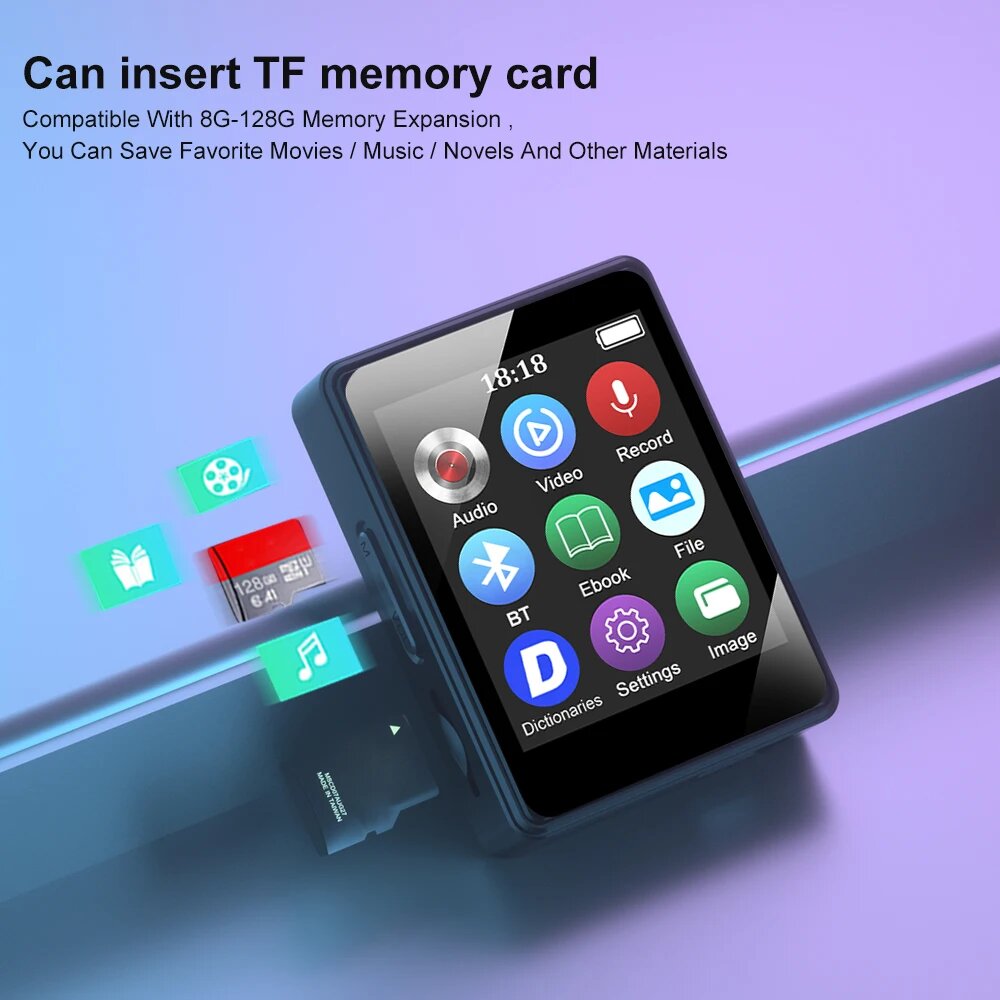MP3-плеер Bluetooth 5.0, Цвет: MP3 Only — фото 1