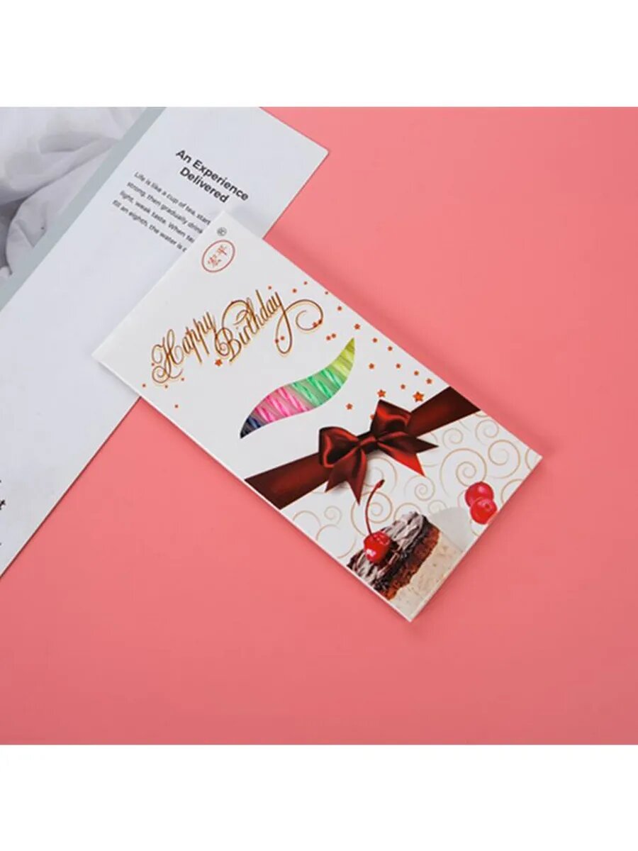 Цветные свечи-Хонгпинг, 25 шт, выравнивание, 17 см