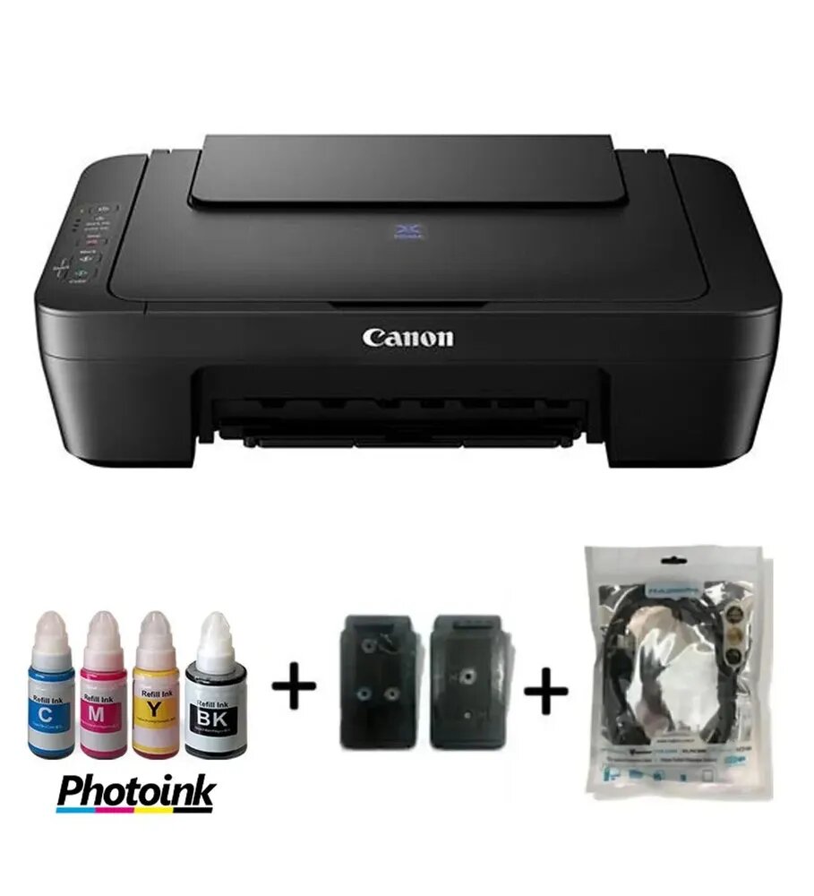 Canon Принтер струйный Canon, струйный, цветная печать, сканер, копир, темно-серый