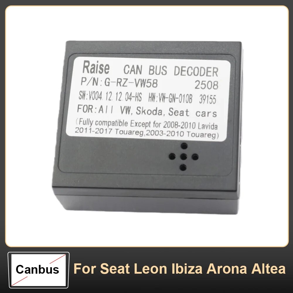 16-контактный автомобильный жгут проводов, адаптер Canbus Box, декодер для Seat Leon Ibiza Arona Altea, кабель питания G-RZ--VW58 G-VW-RZ-58