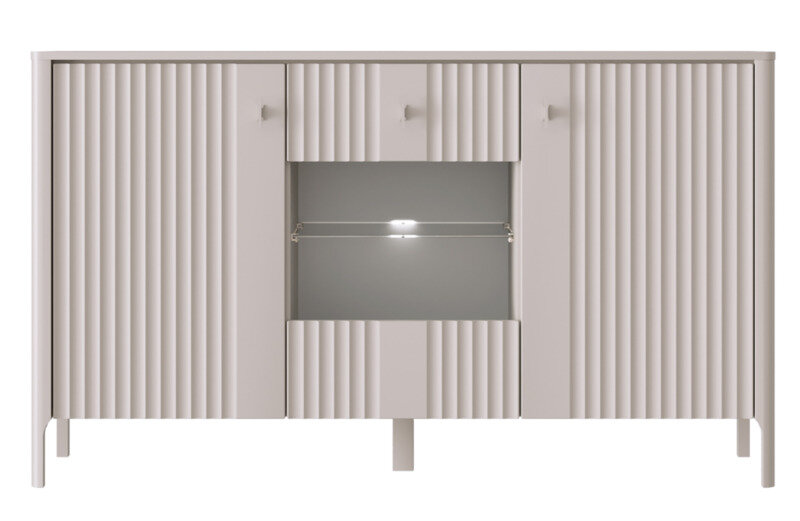 Тумба БРВ мебель с подсветкой Dalia KOM1W2D Персидский жемчуг