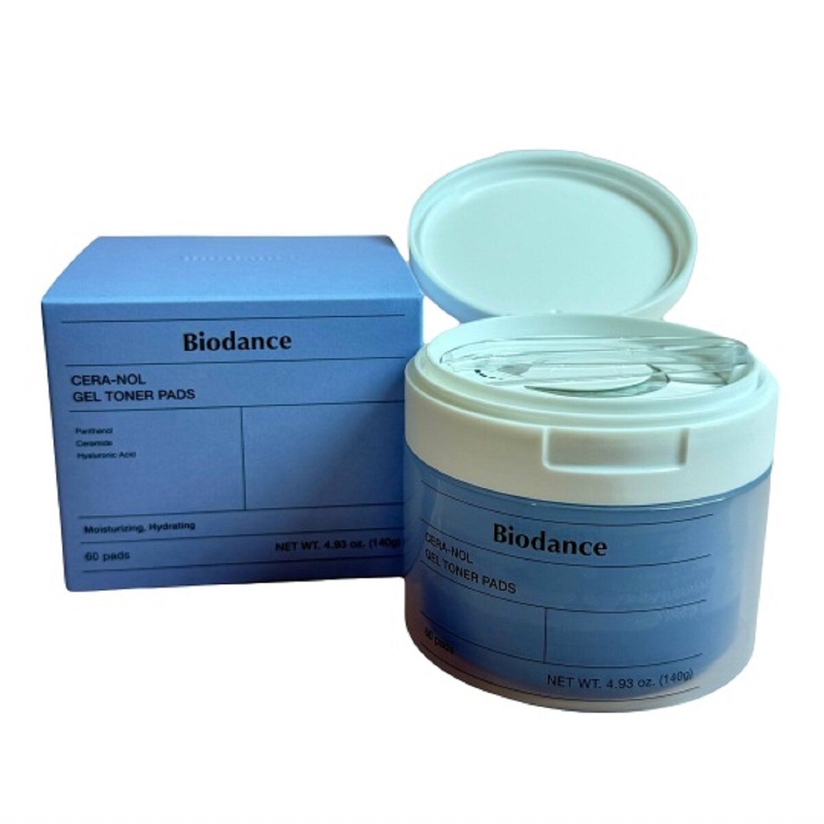 Biodance Увлажняющие тонер-пэды с ледниковой водой (60шт) Cera-nol Gel Toner Pads