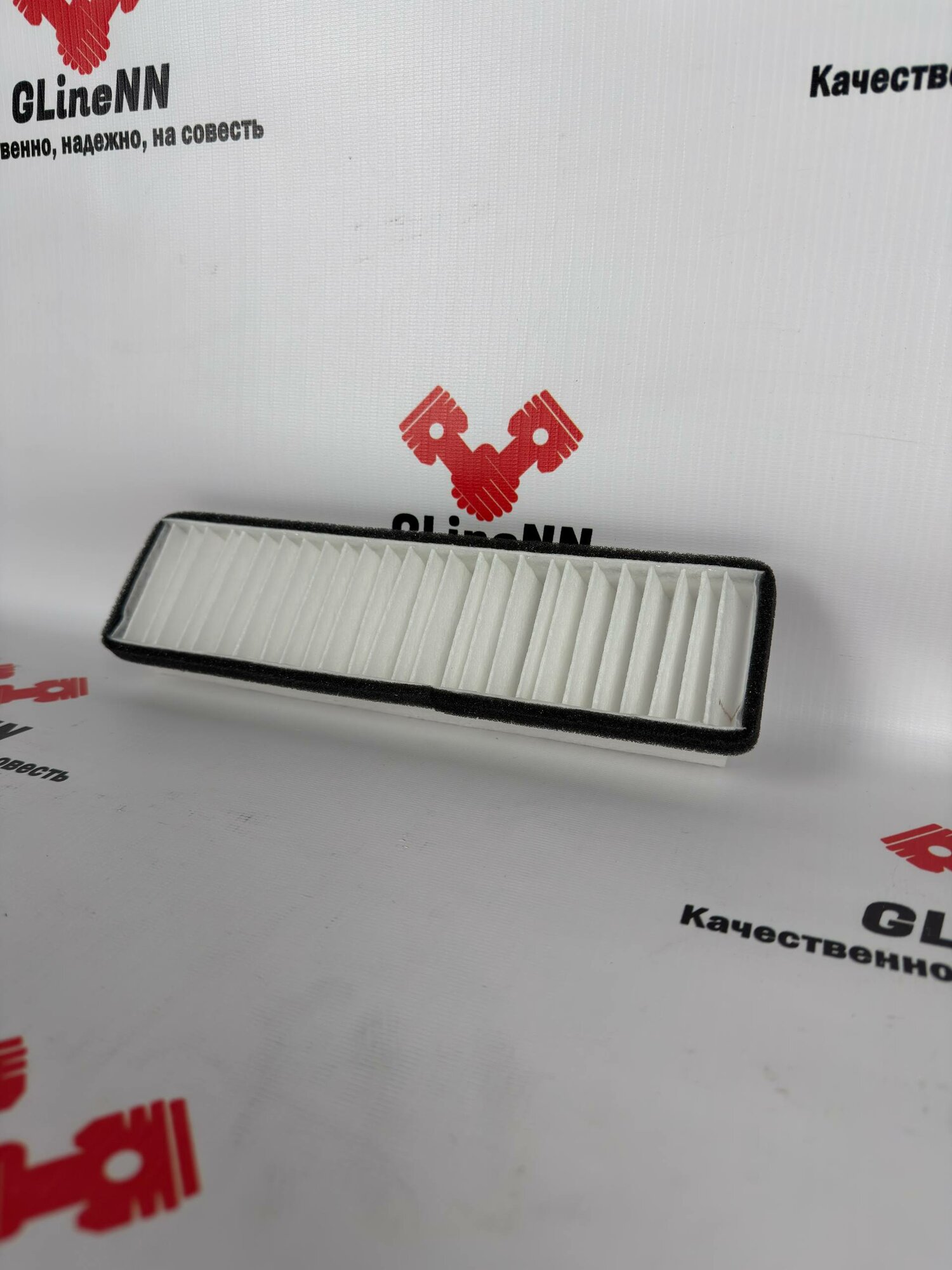 Фильтр салонный EKO-04.08, для газель 3302, белый, поролоновый