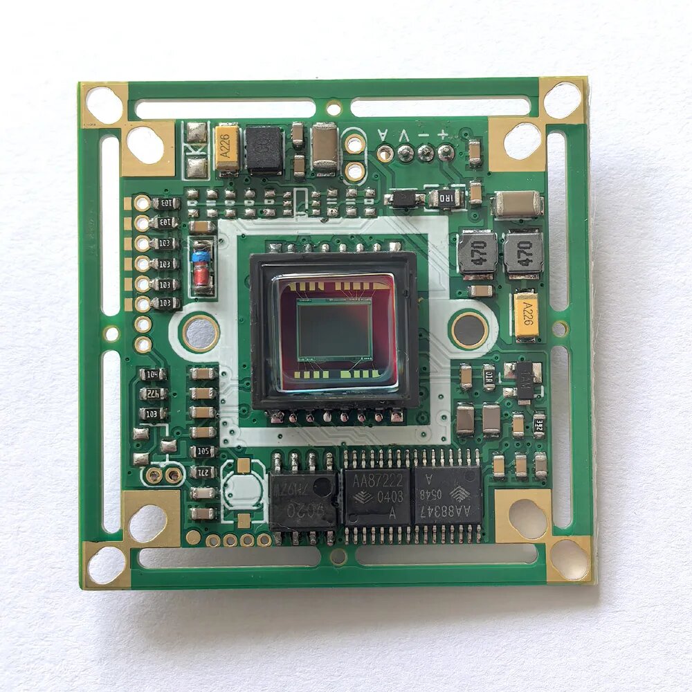 1/3 "480TVL S CCD Цветная плата камеры видеонаблюдения PCB материнская плата чипы модуль CVBS 960H PAL система