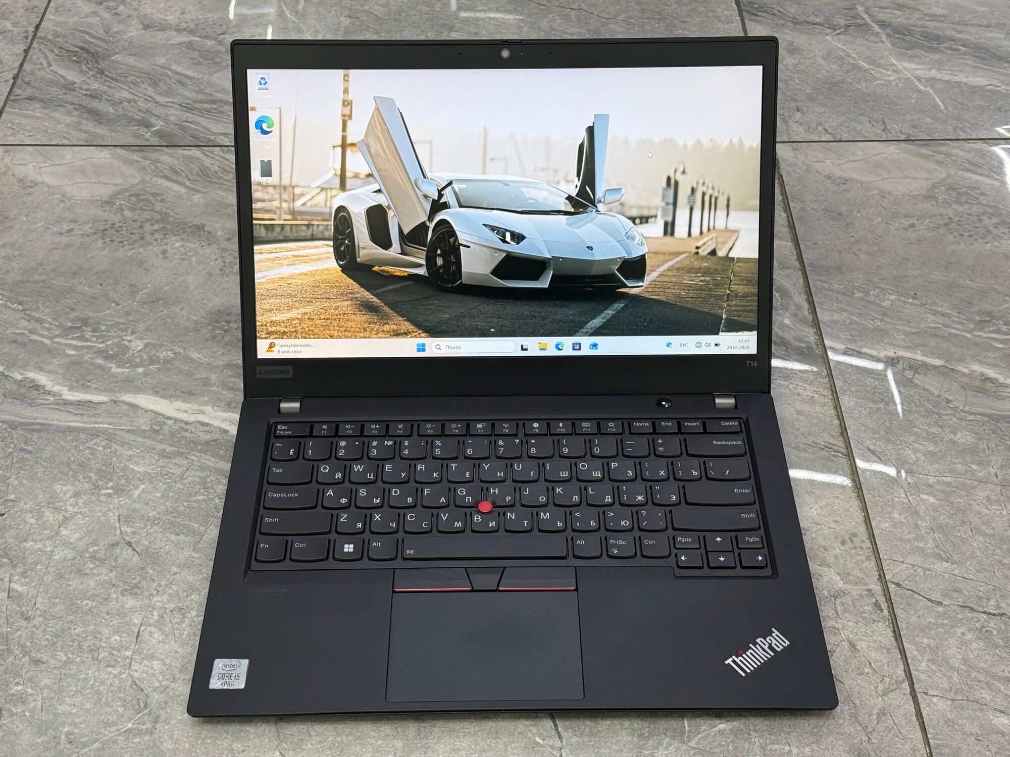 Ноутбук Lenovo ThinkPad T14 Gen 1 Core i5-10310U 10 поколение 1.7ггц 4 ядра / ОЗУ RAM 16Gb / SSD 256Gb / Windows 11 Pro
