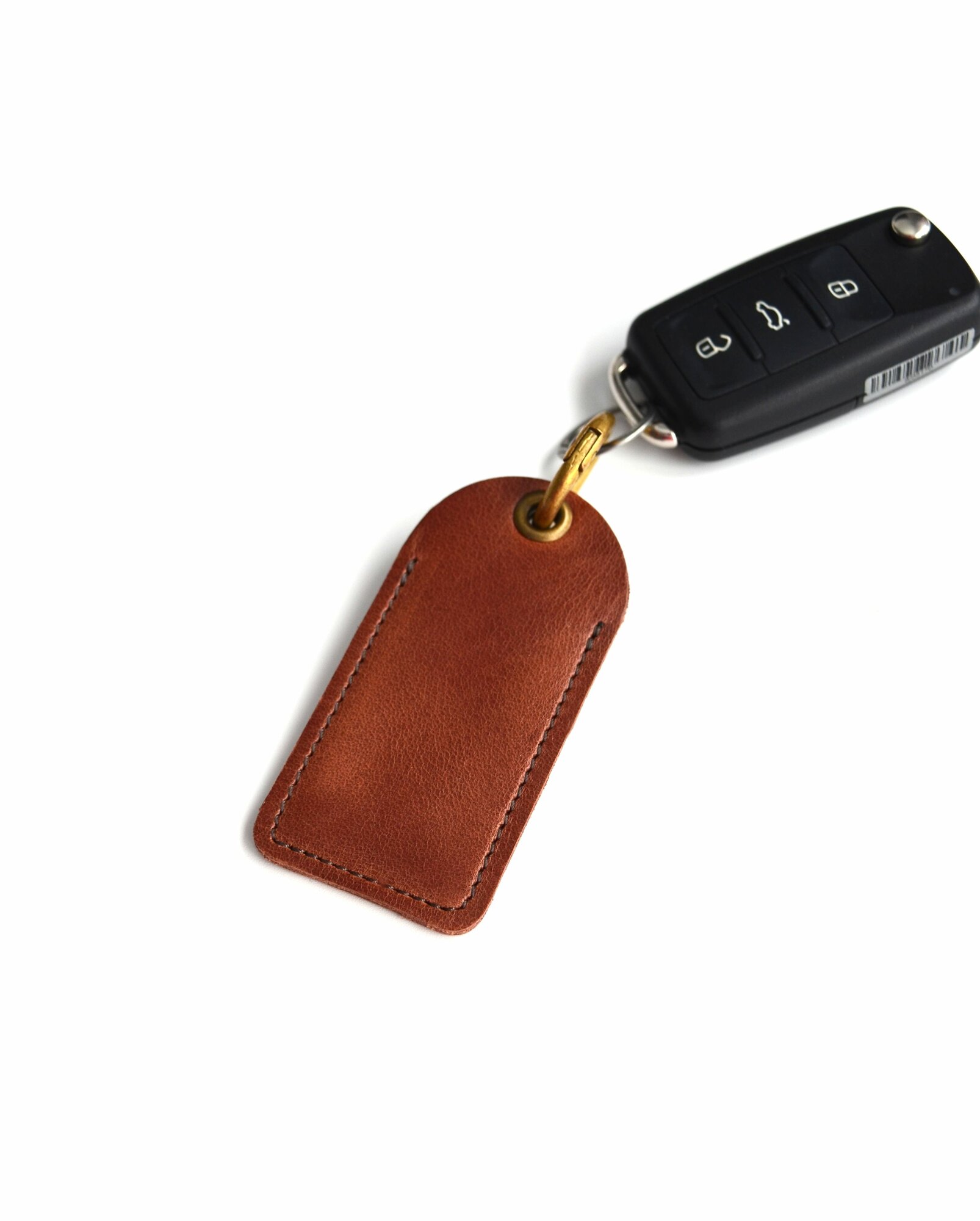 Чехол для метки сигнализации натуральная кожа цвет crazy horse карамель