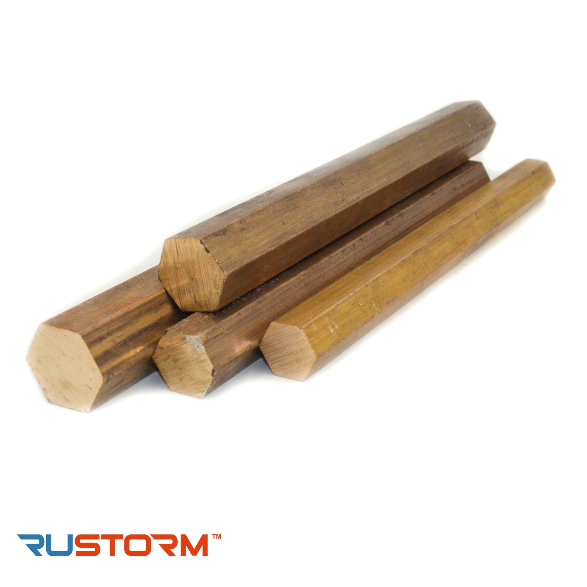 Шестигранник латунный 8х200 мм ЛС59-1 заготовка (пруток, стержень)