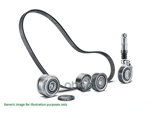 Натяжитель ремня генератора +ремень Audi/VW 06J903133A 06B903119B 6PK1117 1.8-2.0TSI/06J903133A=06J903133D 06B903119B 6PK111.