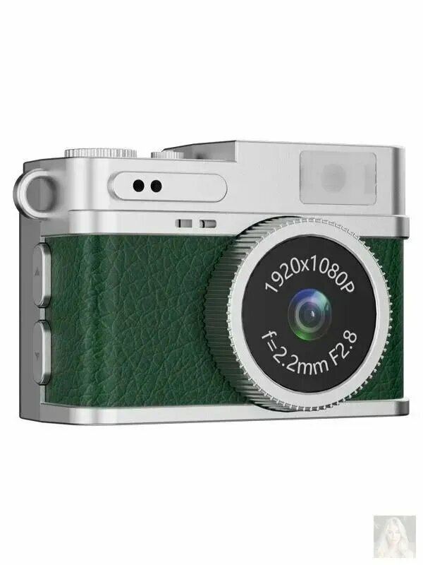 Мини-камера в виде брелока, зелёного цвета