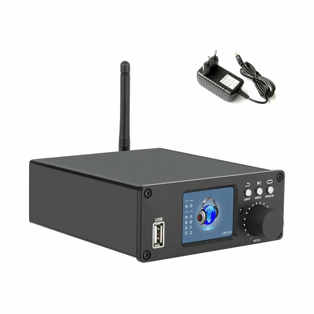 FP751 - аудиодекодер 4k60hz c USB-плеером и мягкой акустической системой