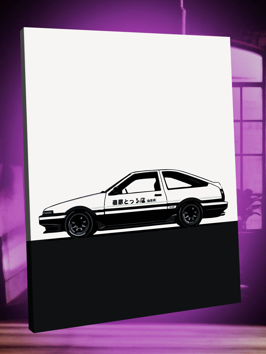 Картина по номерам Toyota AE86 Trueno