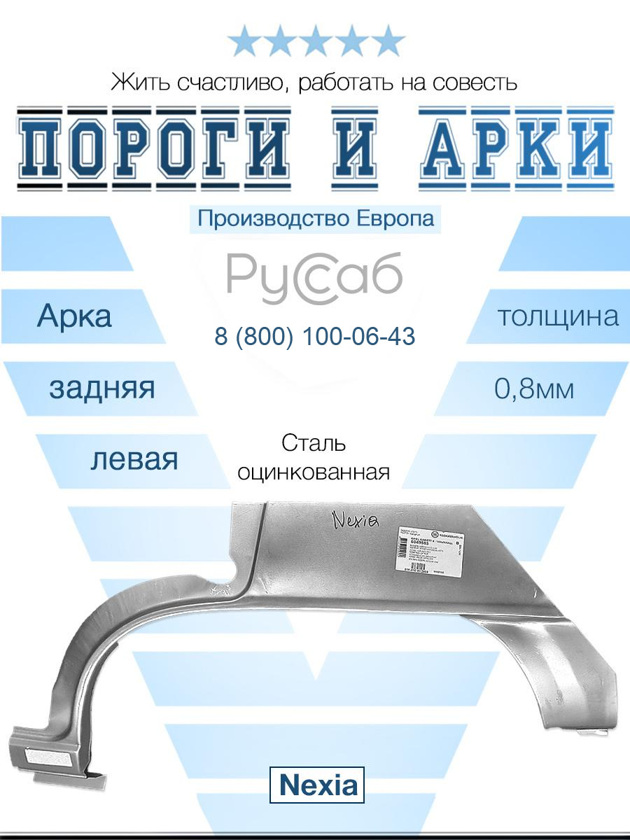 Арка левая для Daewoo Nexia 1994-2016 (Klokkerholm)