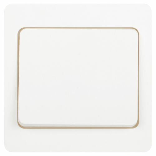 Кнопка СП Style 10А 250В IP20 бел. 7-109-01 Intro Б0060635