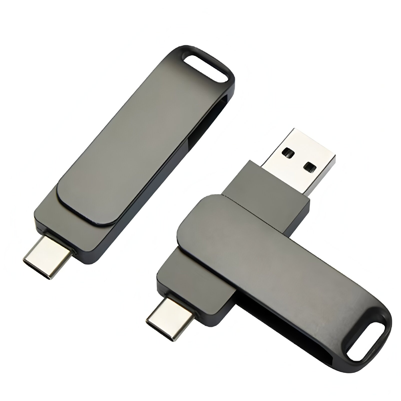 USB-накопитель Type-C 2ТБ, OTG. Высокоскоростная, большая емкость. Подходит для мобильных телефонов и компьютеров
