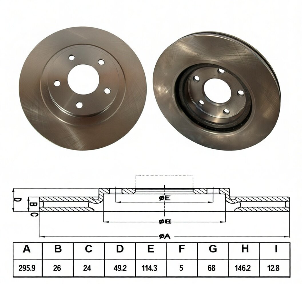 Диск тормозной передний вентилируемый NISSAN Teana 08- BS0382 Blitz арт. BS0382