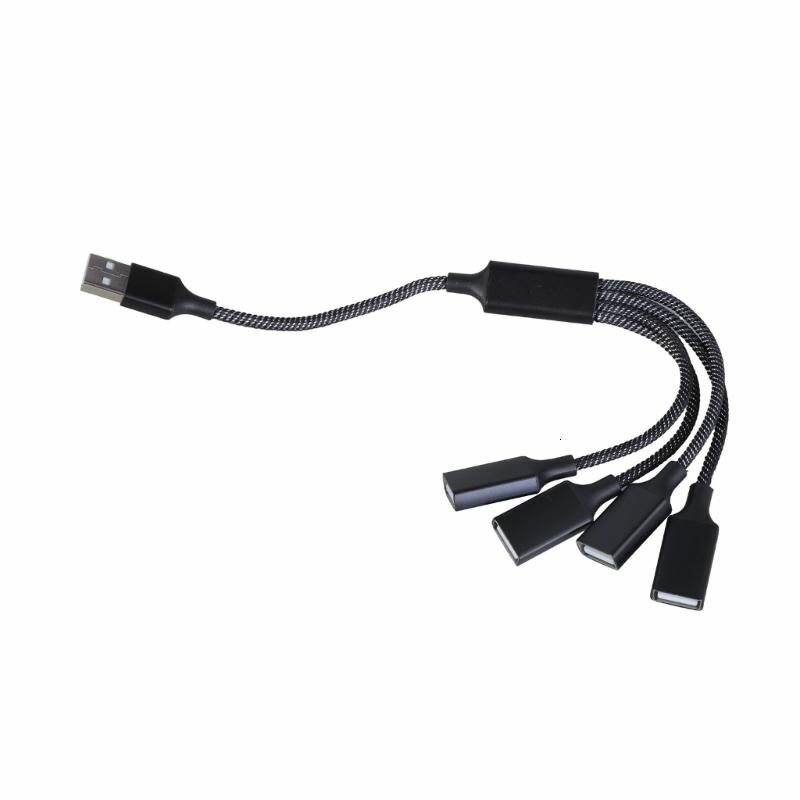 4port USB Extension Hub к адаптеру для компьютерных аксессуаров и гаджетов, 25cm