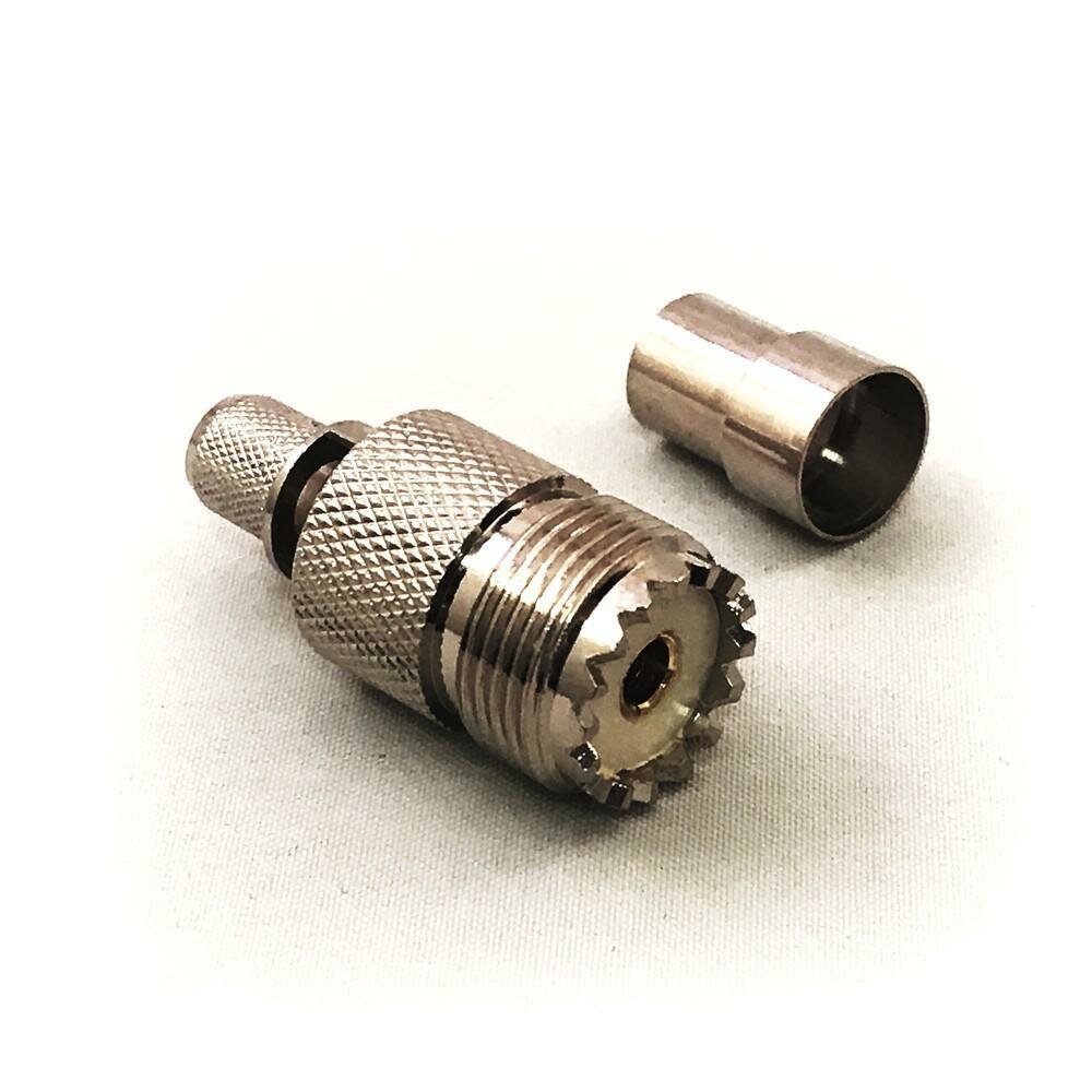 Разъем обжимной UHF-female 5D-FB SO239