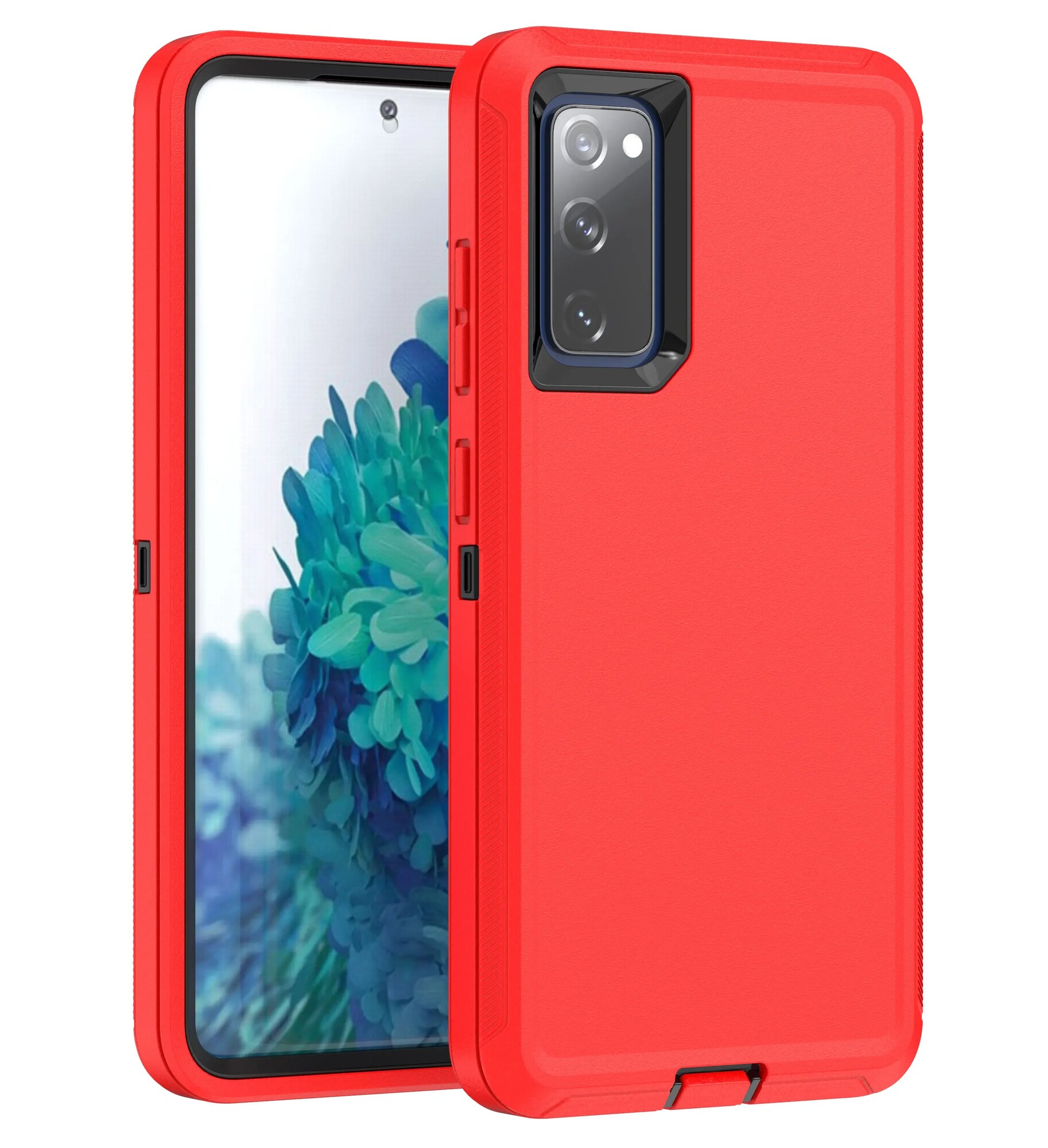 Красный чехол для Samsung Galaxy S20 FE Defender