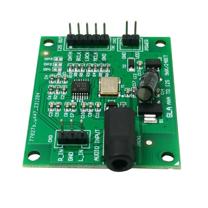 DLHiFi PCM1808 3,5 мм стерео аналоговый аудио сигнал ADC к сигналу I2S для оборудования DSP звукозаписывающее оборудование декодер — фото 1