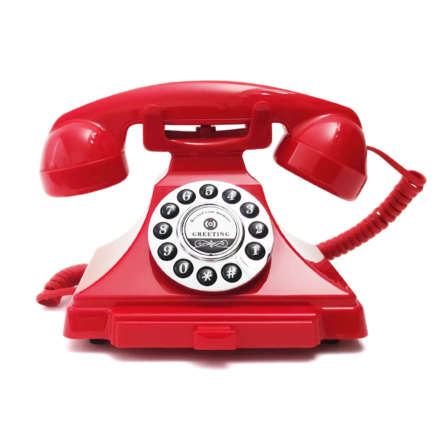 Аудиокнига-телефон audiolibro модель 1930S Red telephone