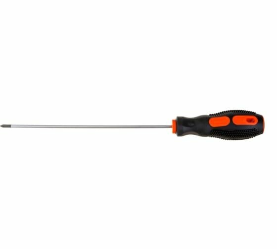 Отвертка крестовая длинная тонкая Gigant PH0x150 с магнитным наконечником GS PH0150