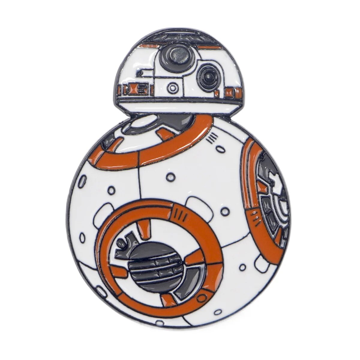 Эмалевый значок Star Wars BB-8, цвет 8
