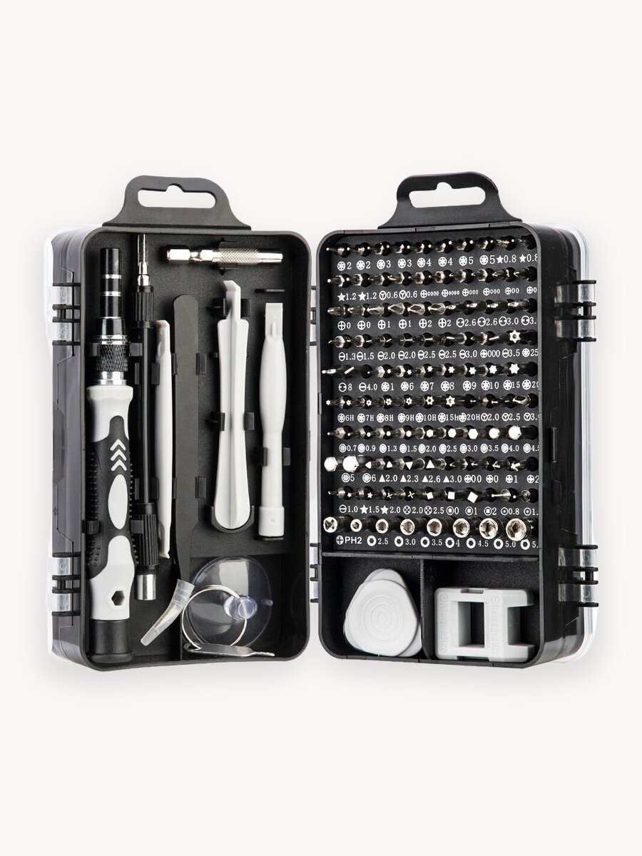 Набор отверток для точных работ,115 в1 с гибким удлинителем, для телефона, для компьютера.