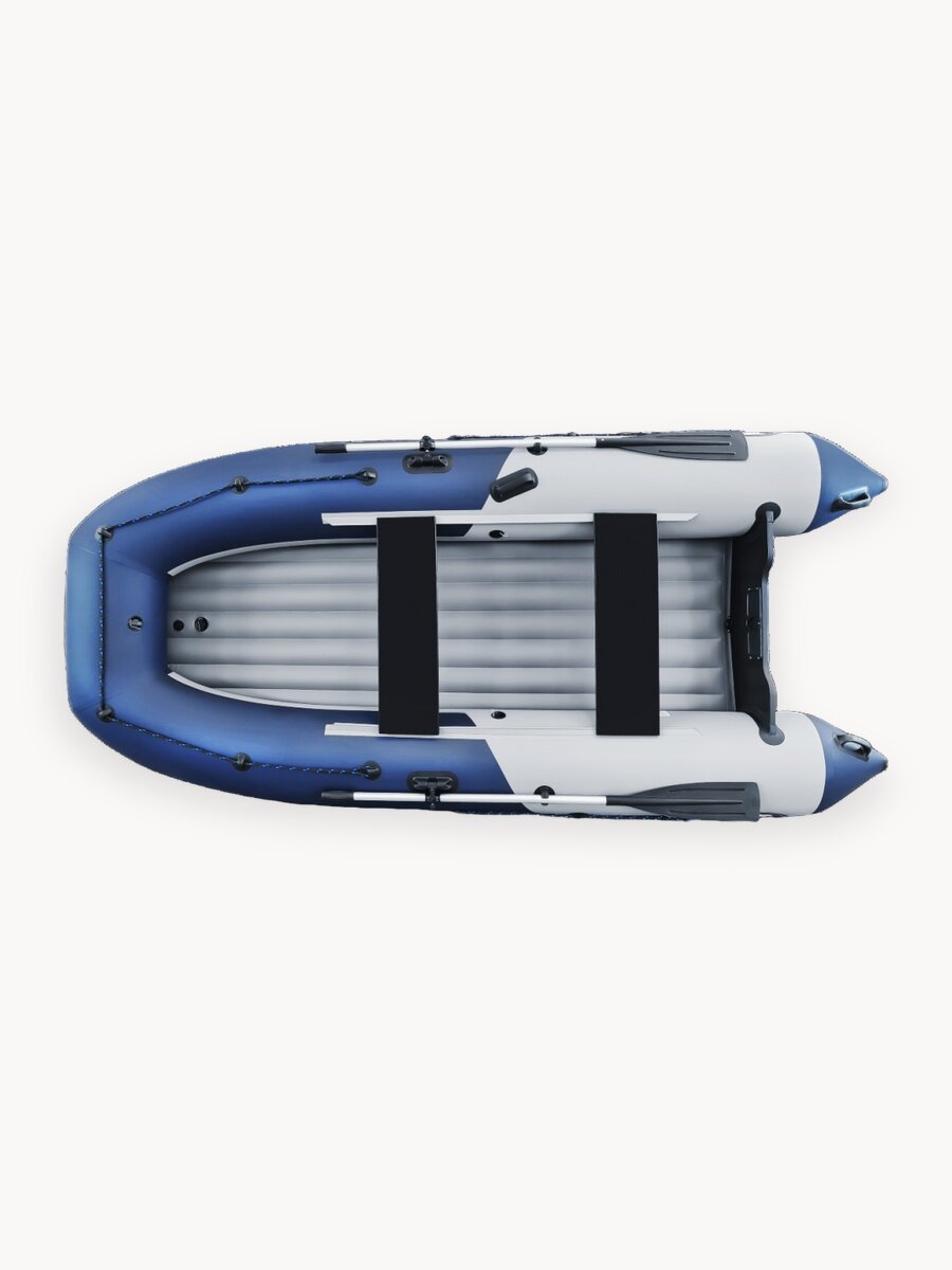 Надувная лодка НДНД Grouper 335 (серо-синий)