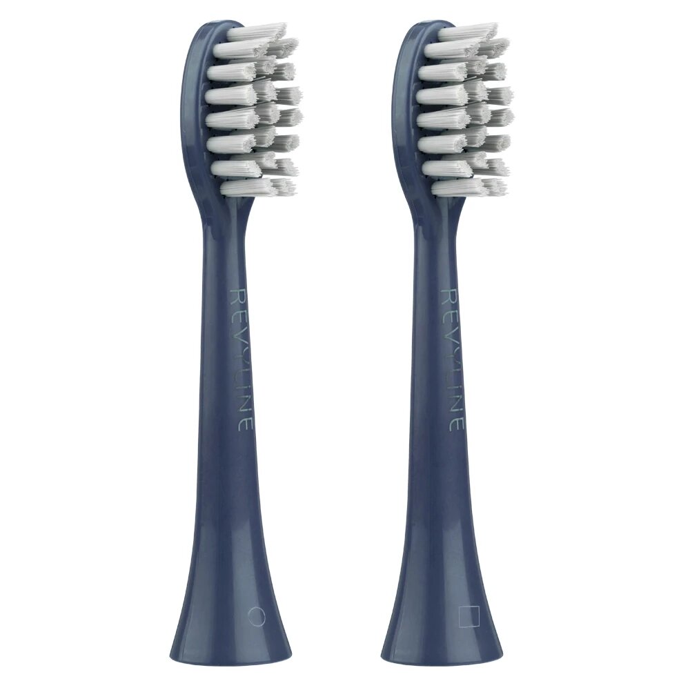Сменные насадки для электрической зубной щетки Revyline RL 060, синие, 2 шт