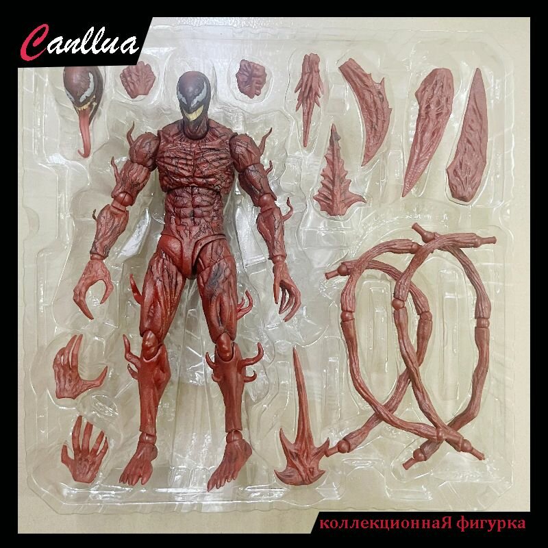 SHF Marvel Movie Venom 2 Совместная подвижная модель в штучной упаковке, Декоративная игрушка