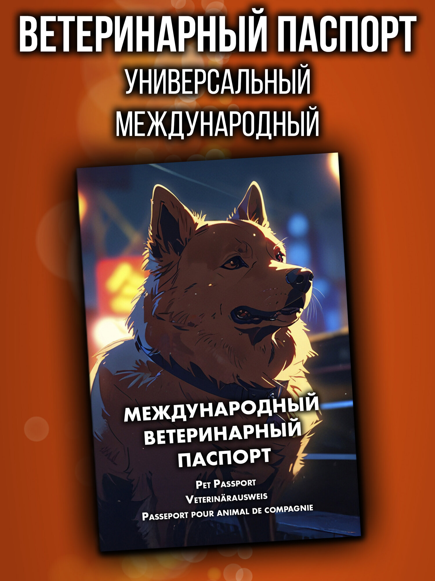 Ветеринарный паспорт для кошек и собак, международный