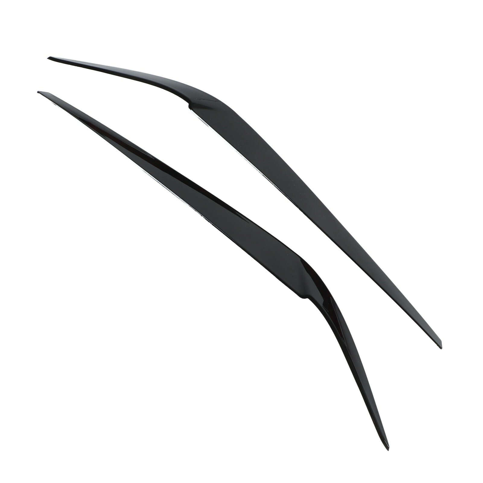 2 шт, замена левой и правой фары для бровей для 5 серии G30 G31 G38 F90 M5 525I 530I 540I 2017‑2021, глянцевый черный